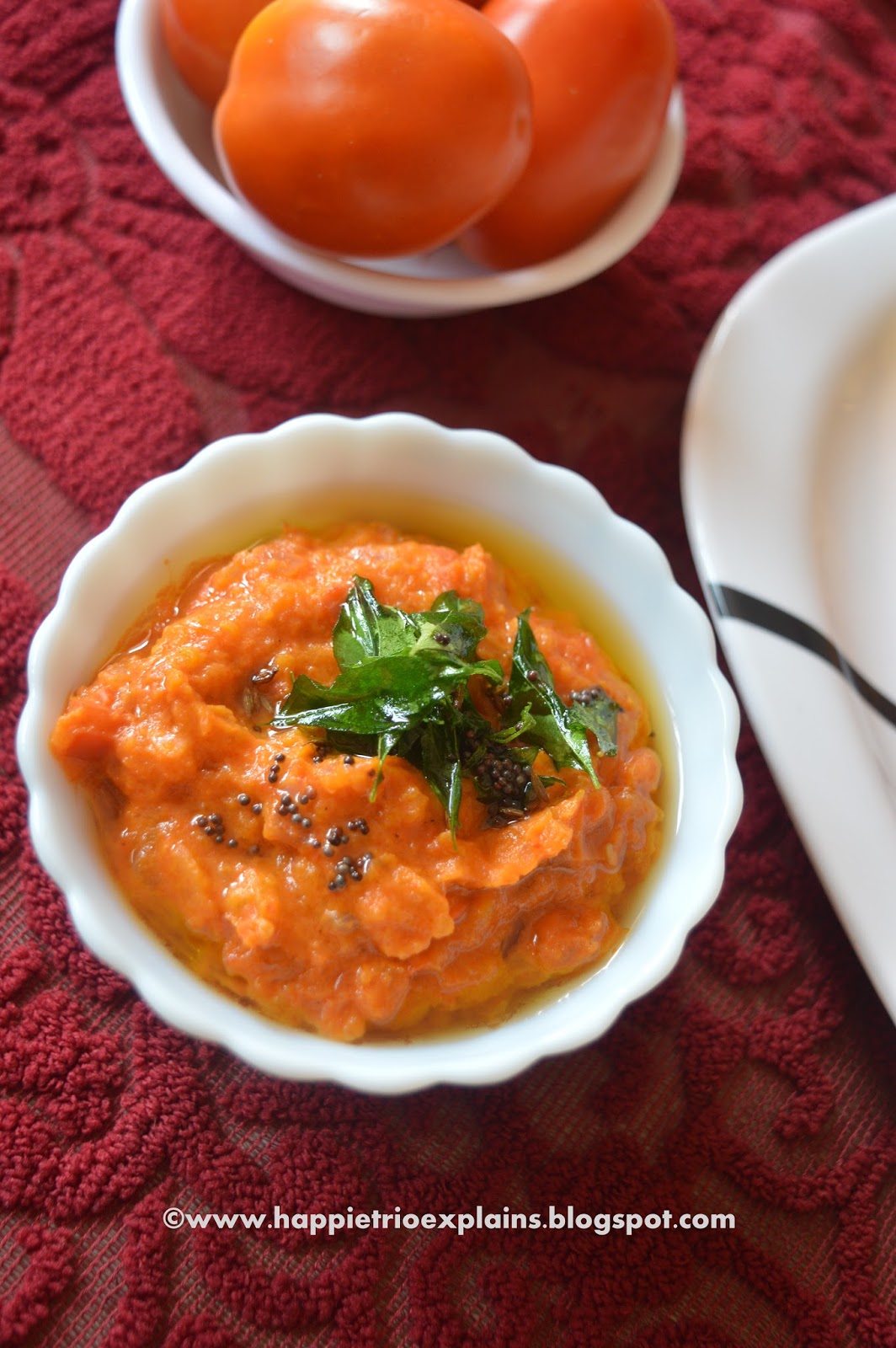 Tomato chutney - Cook with Sharmila