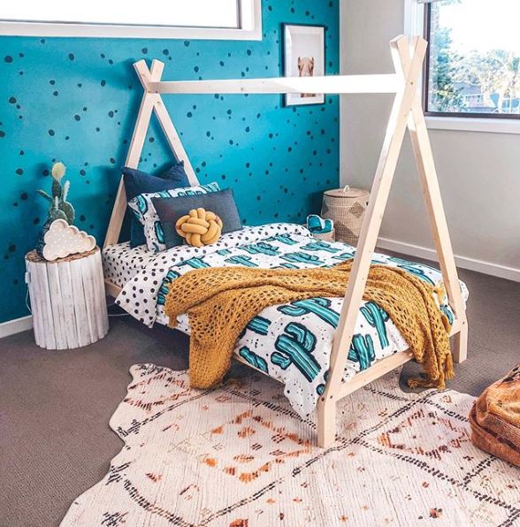 the boo and the boy: teepee beds in kids' rooms