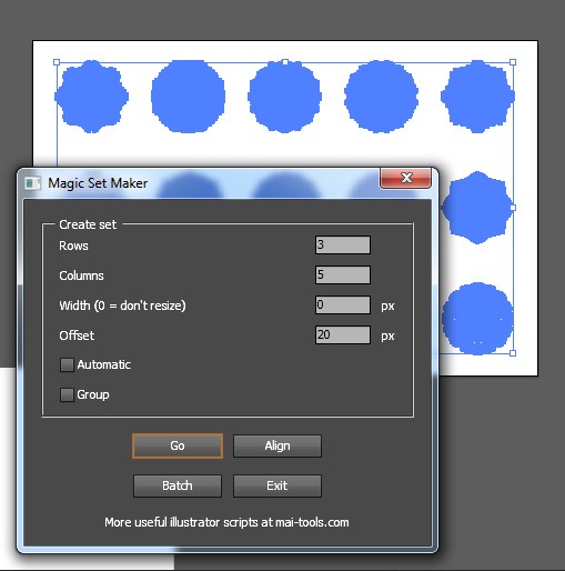 Ilonitta Illustrator: Скрипт Magic Set Maker в помощь для создания продуктов для Creative Market