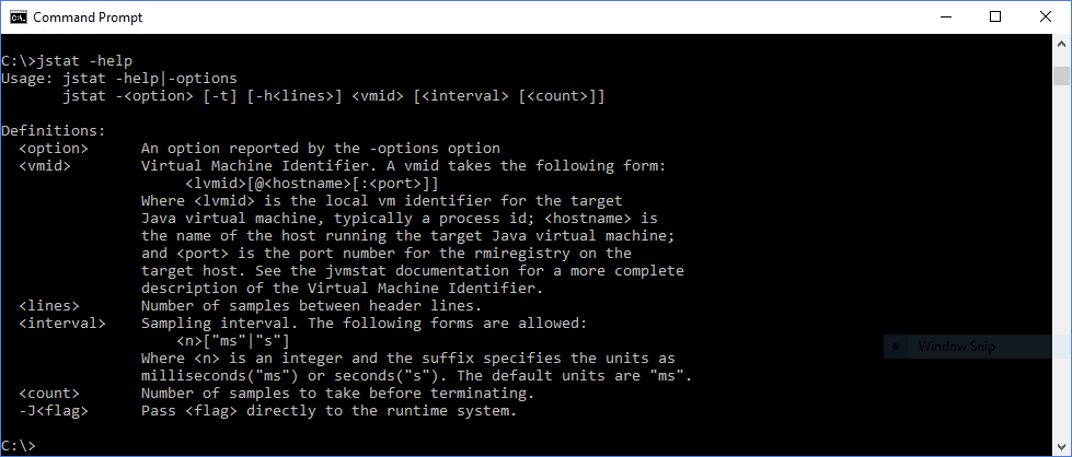 JVM Statistics With jstat