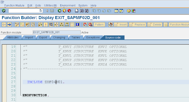 SAP TECH: Finding out Function Exit and Implementing it Ex:- 1