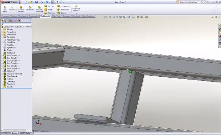 How to use the Weldments tool feature in Solidworks - SolidWorks Share