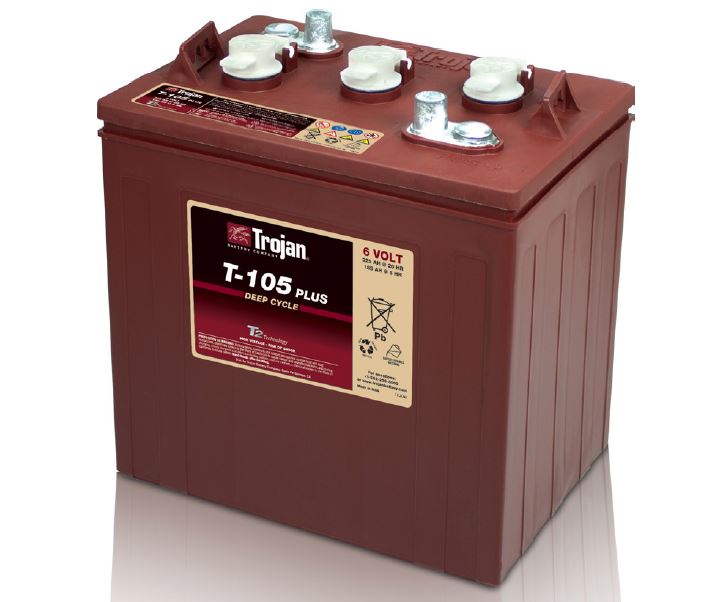 TROJAN T-105 6V 225Ah DEEPCYCLE SULU AKÜ | Trojan Akü