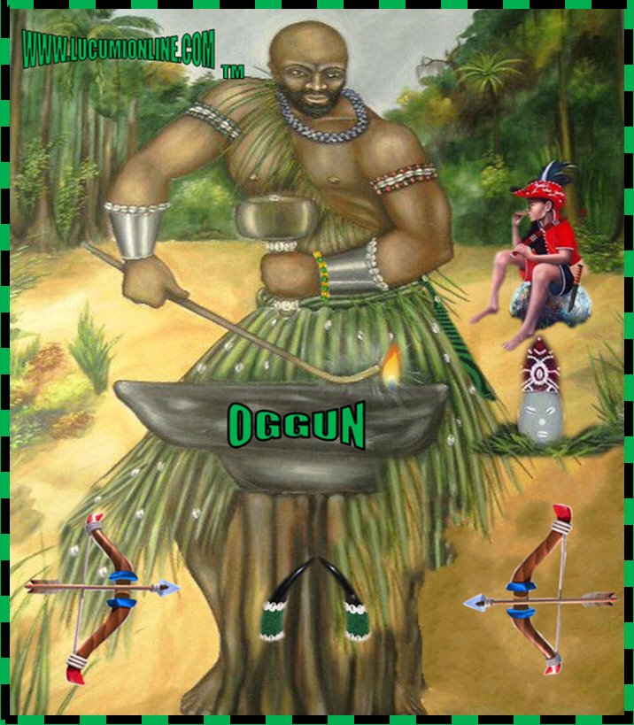 religion lucumi: OGGUN