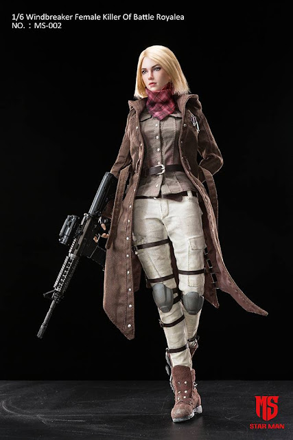 toyhaven: STAR MAN 1/6th scale Windbreaker Female Killer Of Battle ...