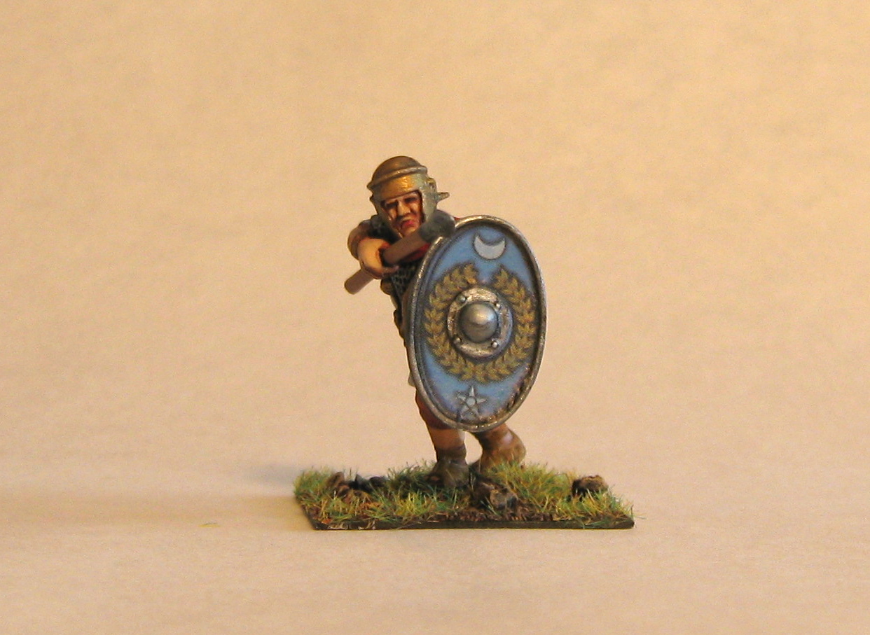 Kevin's Miniatures & Hobby Table: Tutorial: Painting a Roman Auxilia