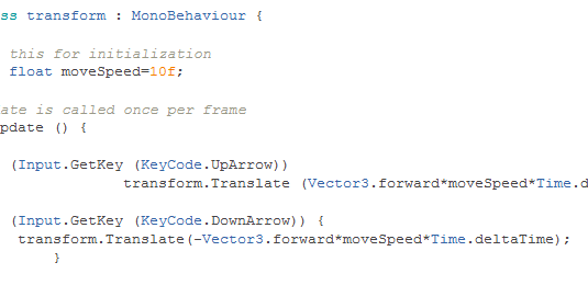 How to move an object in Unity 3D