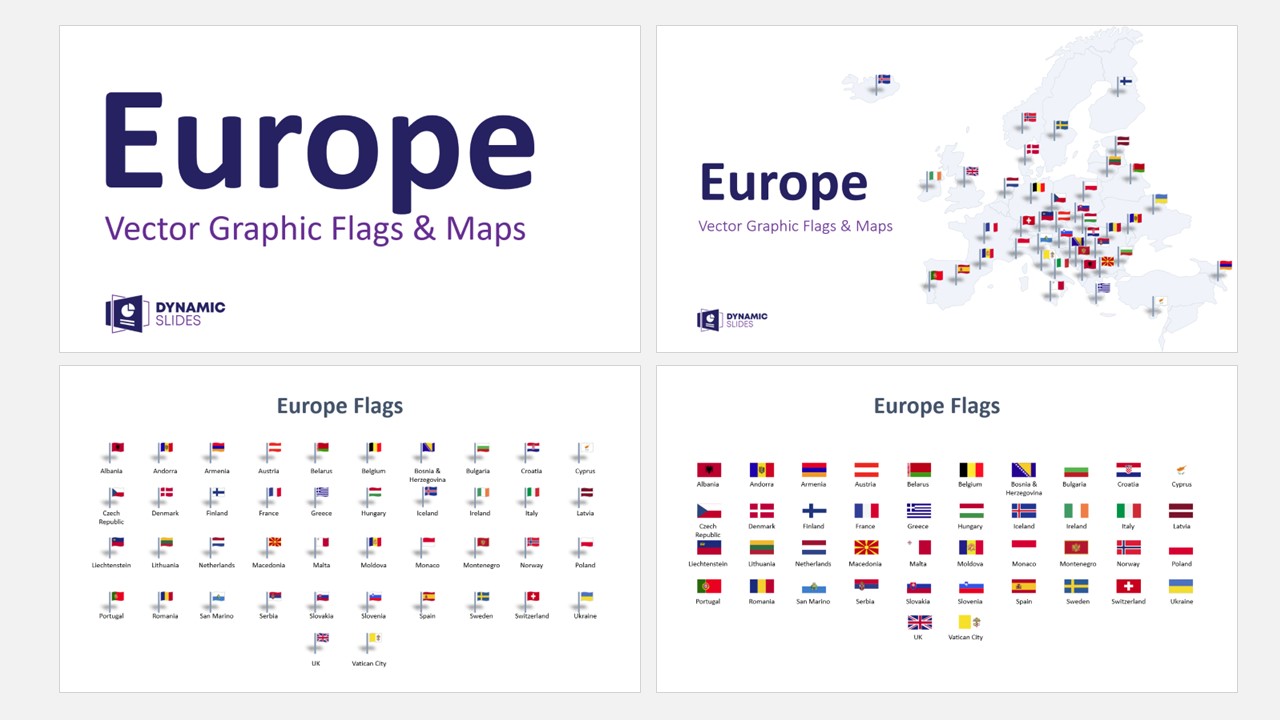 European Vector Flags