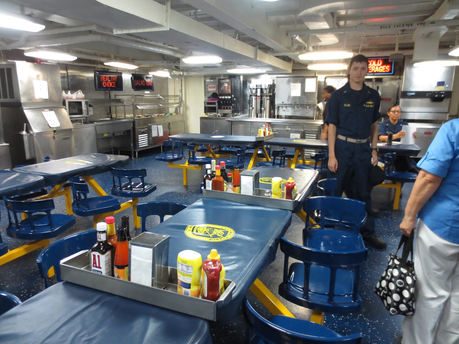 Val & Judy Bush Mission: U.S. Navy ship in Tarawa