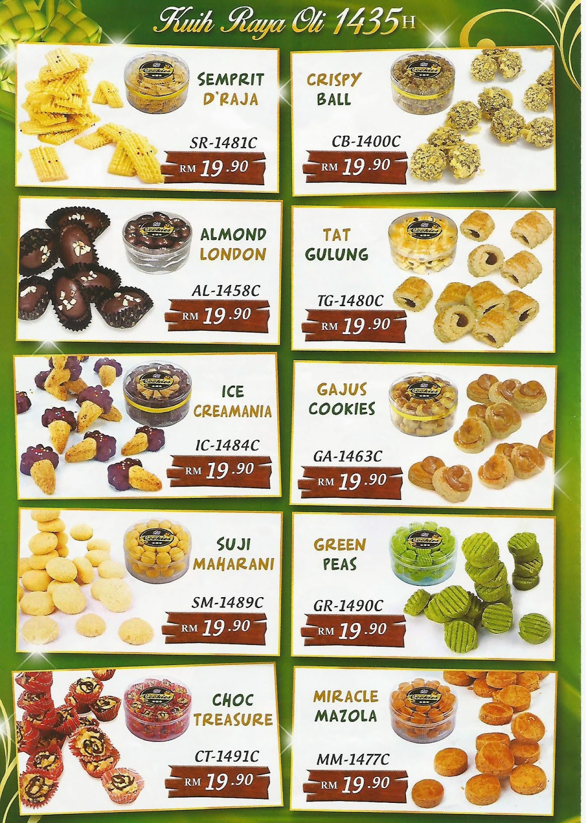 NILAM TRADE PENG.CHEPA: BISKUT RAYA OLI COLLECTION