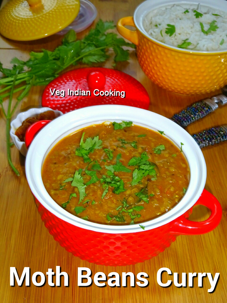 Veg Indian Cooking: Moth Beans Curry