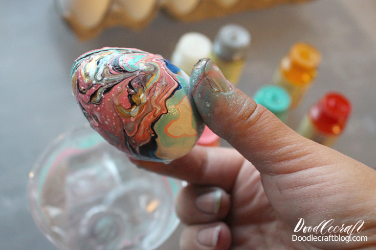 Marbled Easter Eggs DIY