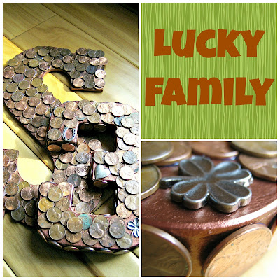 Feel LOVD Everyday: What I Made Wednesday {Lucky Family Penny Sculpture}