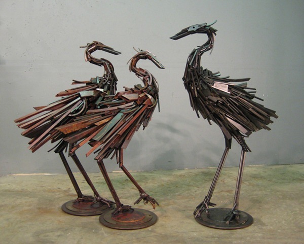 Curiosidades del Mundo: Fotos de increíbles Esculturas Metálicas de ...