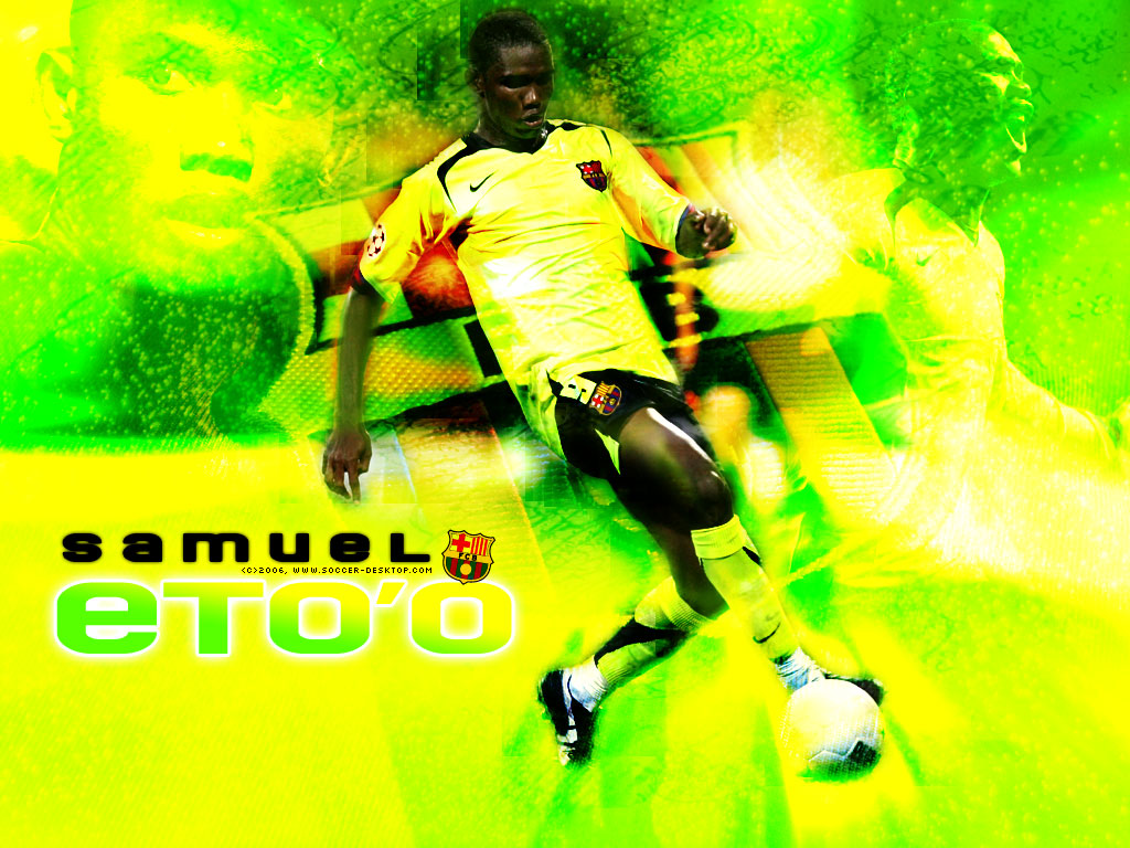 Fashion Football: Samuel Etoo barcelona wallpapers