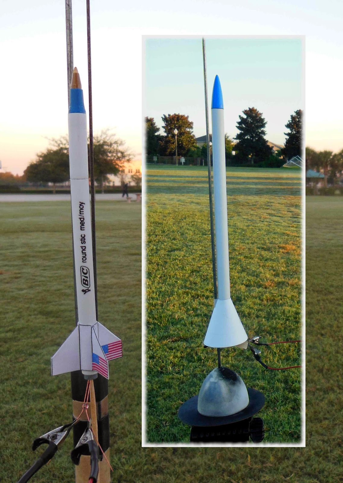Model Rocket Building: Launch! Schoolyard, October 9, 2014