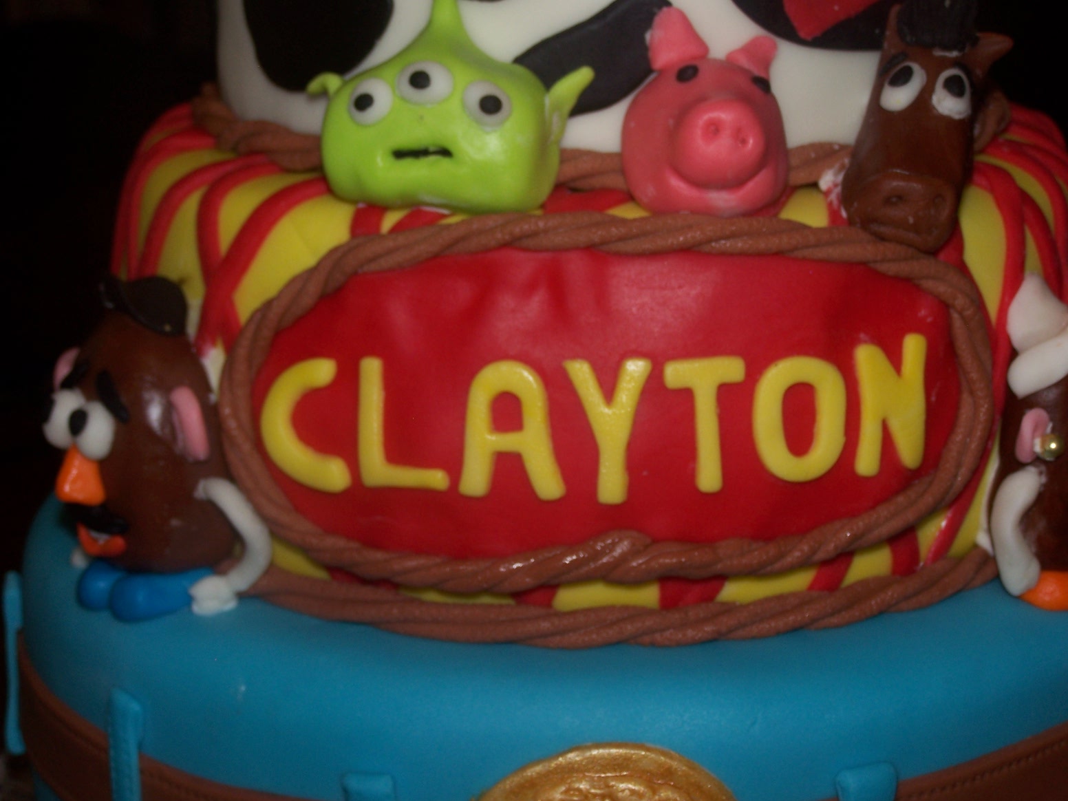 Learning To Fly Cakes and Pastries: Toy Story Cake for Clayton!