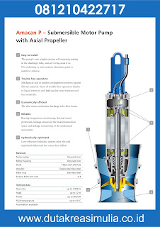 Pompa Banjir Amacan KSB (Submersible Pump KSB) √ - Pompa Grundfos Indonesia