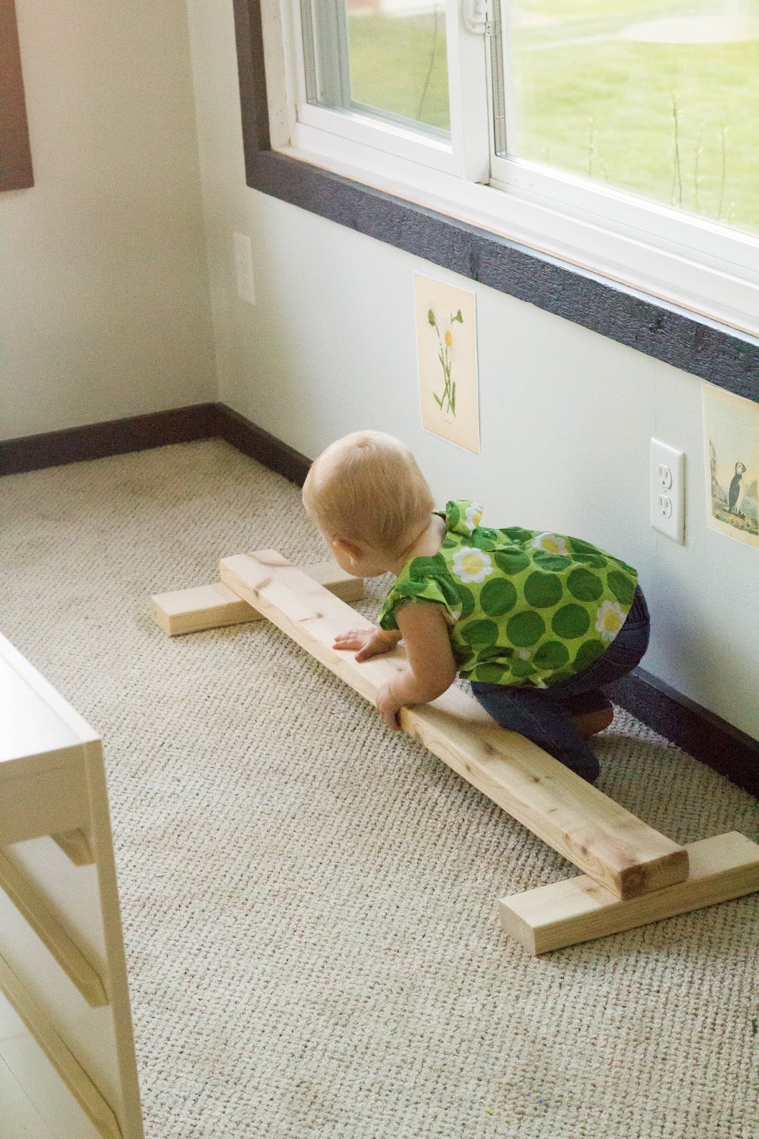 DIY Wooden Balance Beam for Toddlers