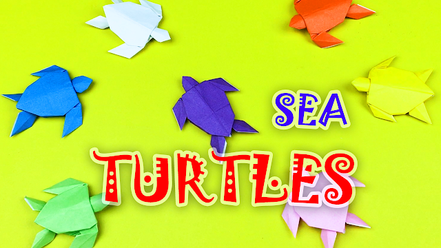 How to Make a Paper Turtle - Easy Fold Turtles Origami Step by Step EP ...