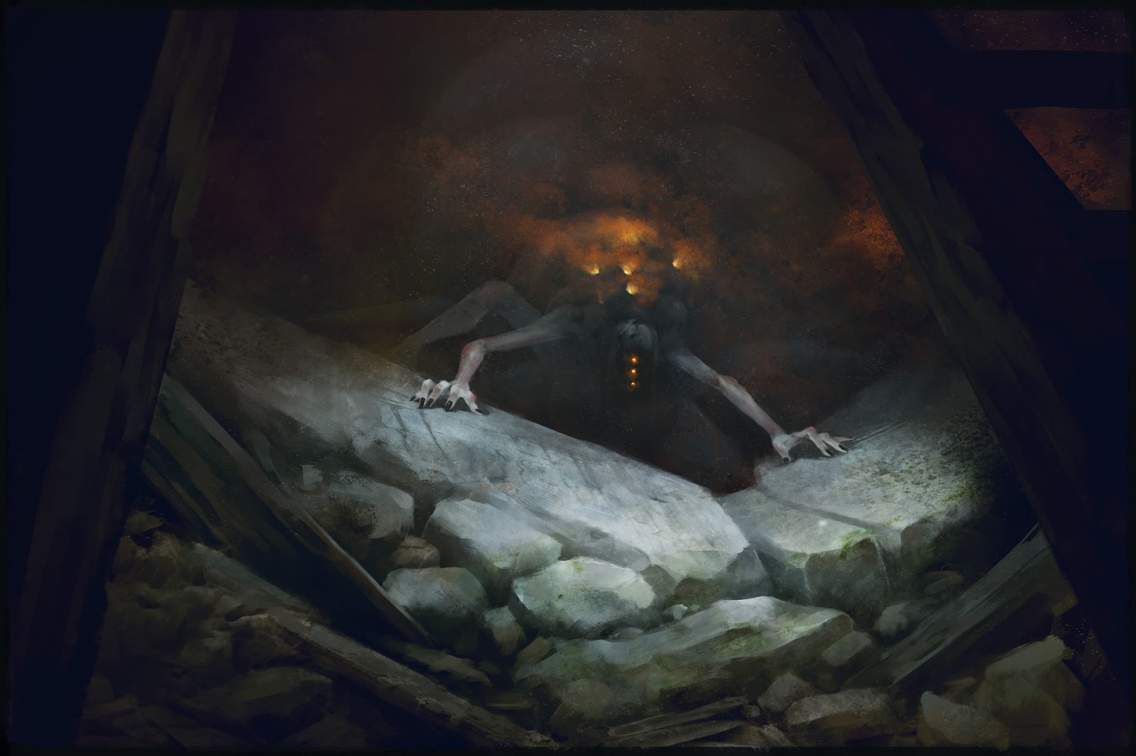 From the Pilgrim's Temple: Monster: Scrawler