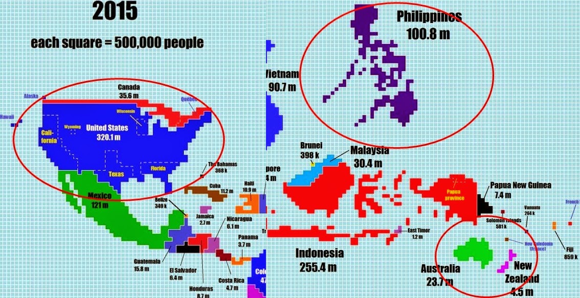 The Philippines Is a Giant Like The USA While Australia is a Dwarf In ...
