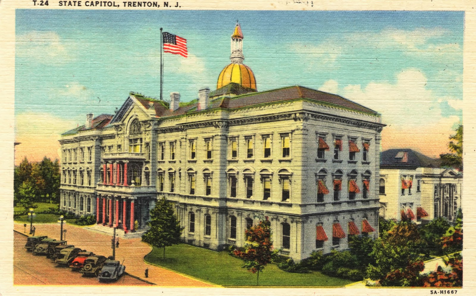 My Postcards: USA - New Jersey State House