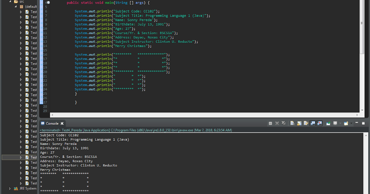 CS Basic Tutor : Activities for students: Java Program Basic Activities ...