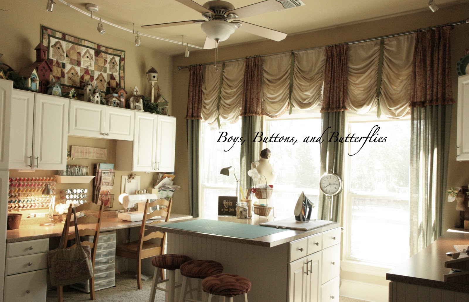 Buttons and Butterflies: The Perfect Portable Design Wall