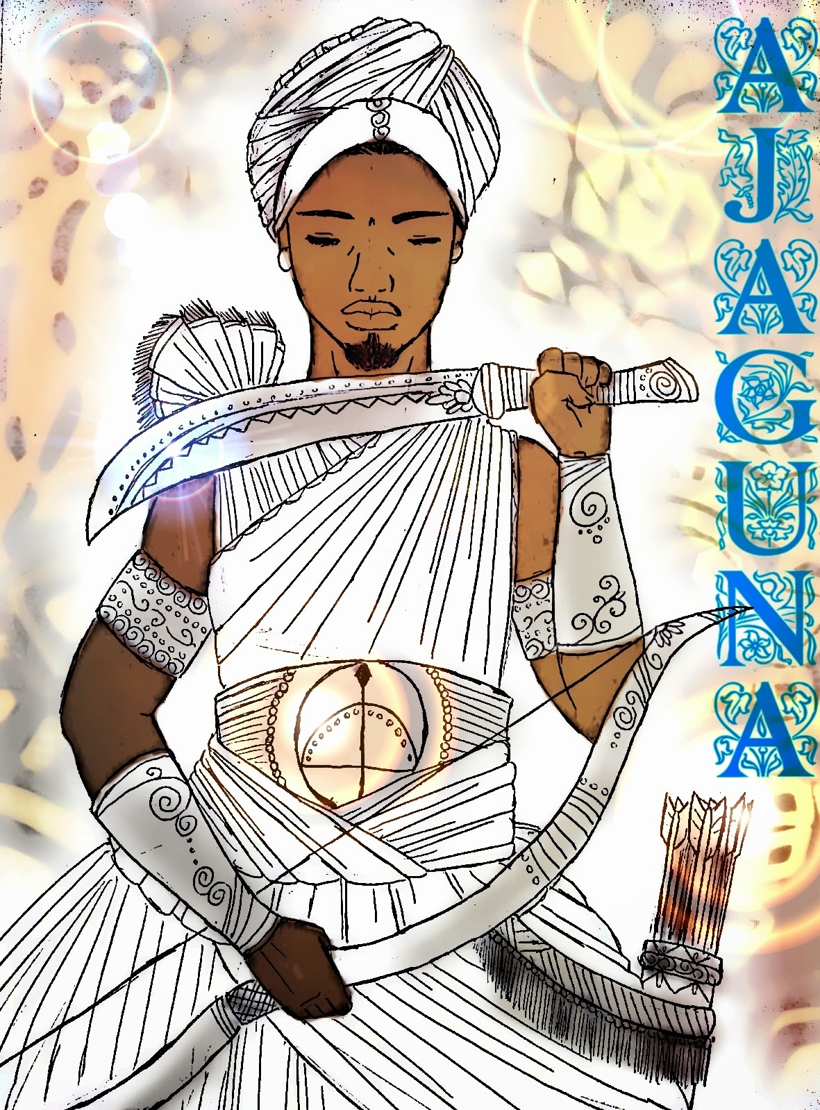 Os Mistérios da África: AJAGUNÁ É CHAMADO OLOROGUN CRIADOR DE PROBLEMAS.