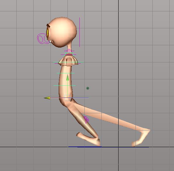 Animating a walk using Moom