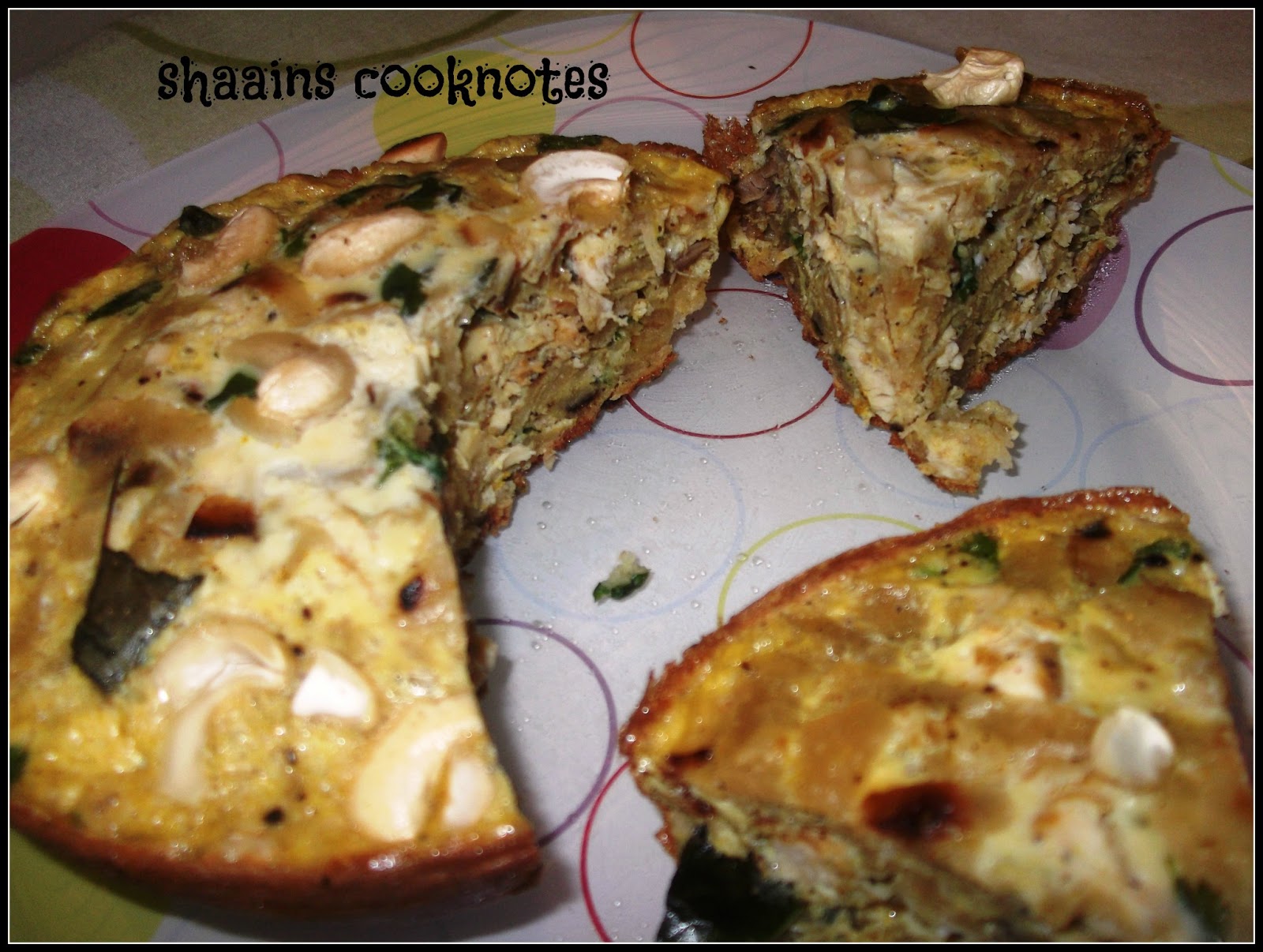 Shaain's Cooknotes: Easy Irachi Pola