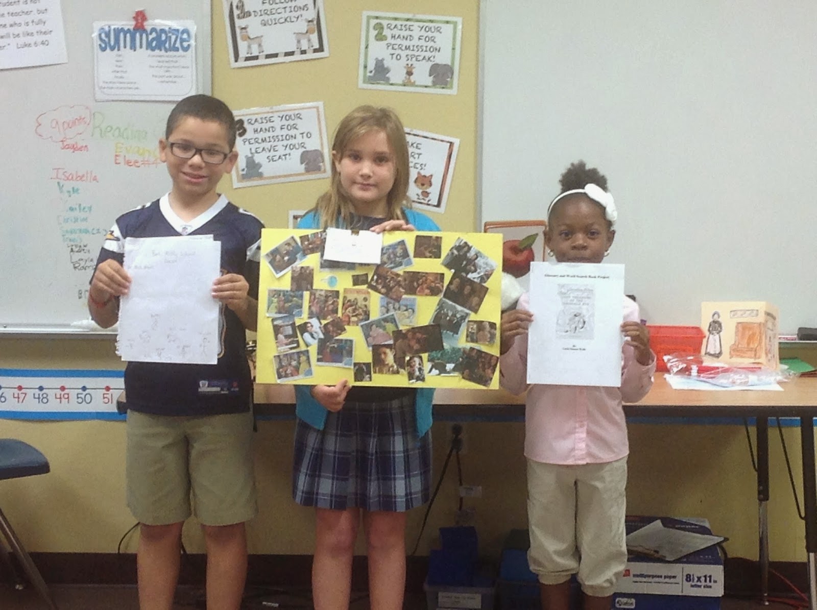 Swinging into our Third Grade Class!: Book Project