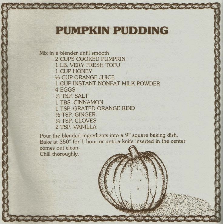 Estelle's: VINTAGE AUTUMN RECIPES....WHAT'S COOKIN'?