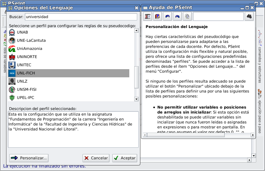 BUSCA PARA APRENDER : PSeInt