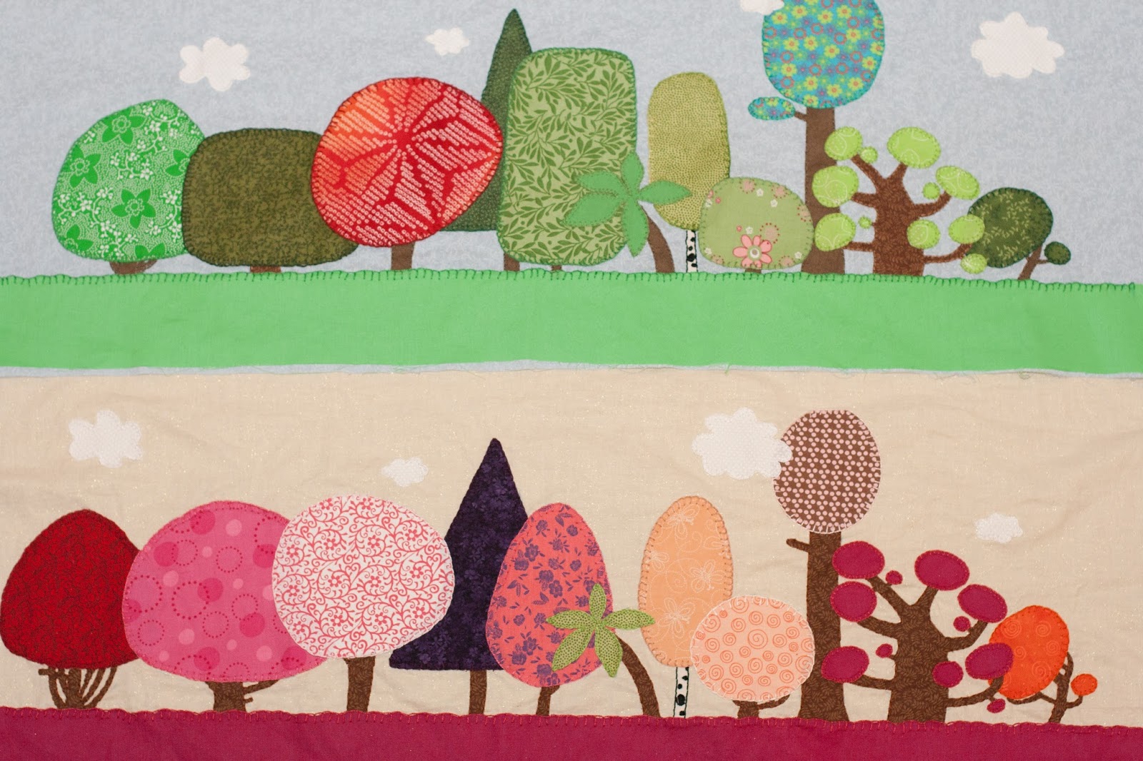 The Rugged Rumor: Dabbling with Applique - The Arboretum quilt.