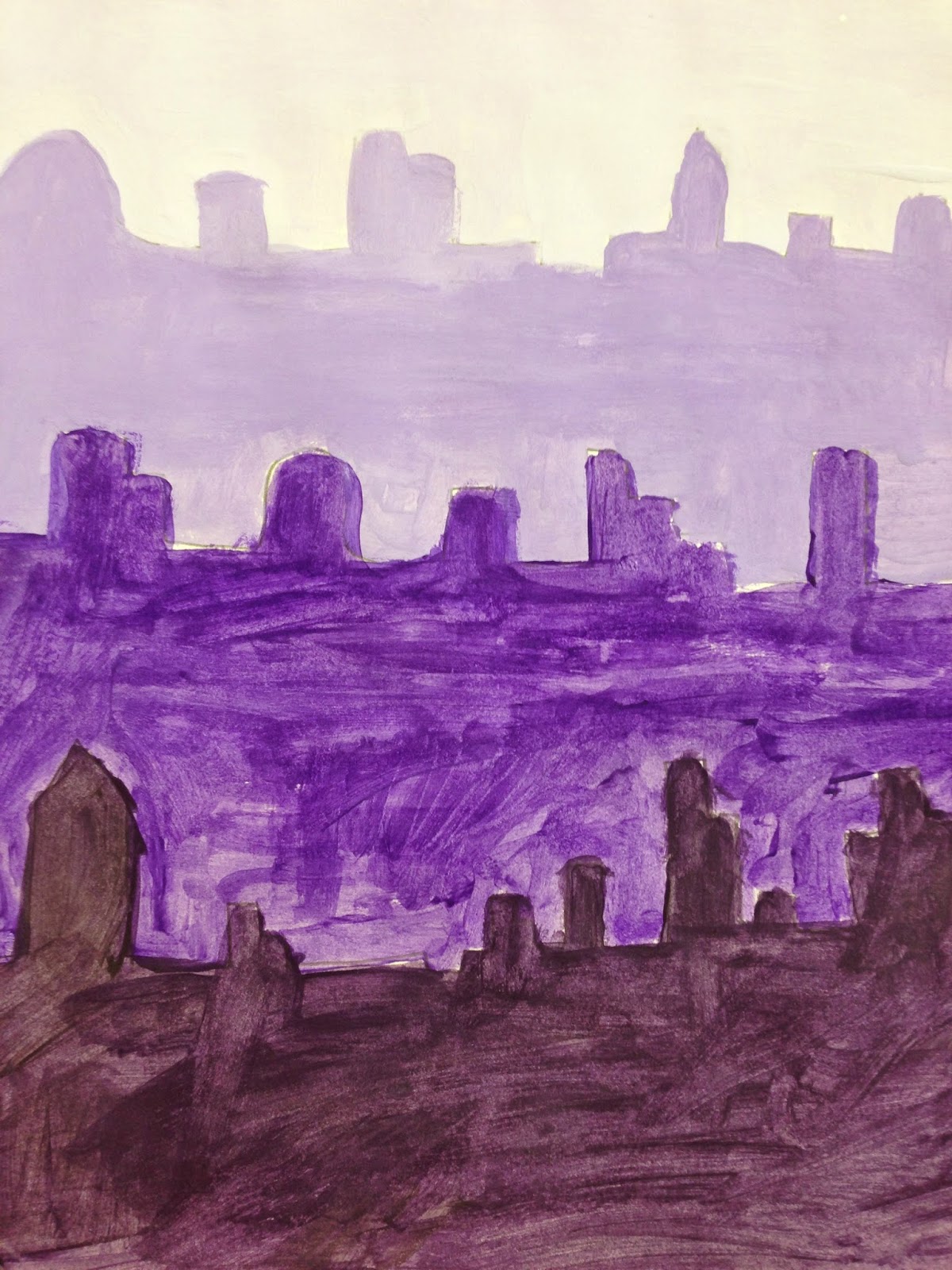 Art From One Thousand Hearts: Shades and Tints Landscapes