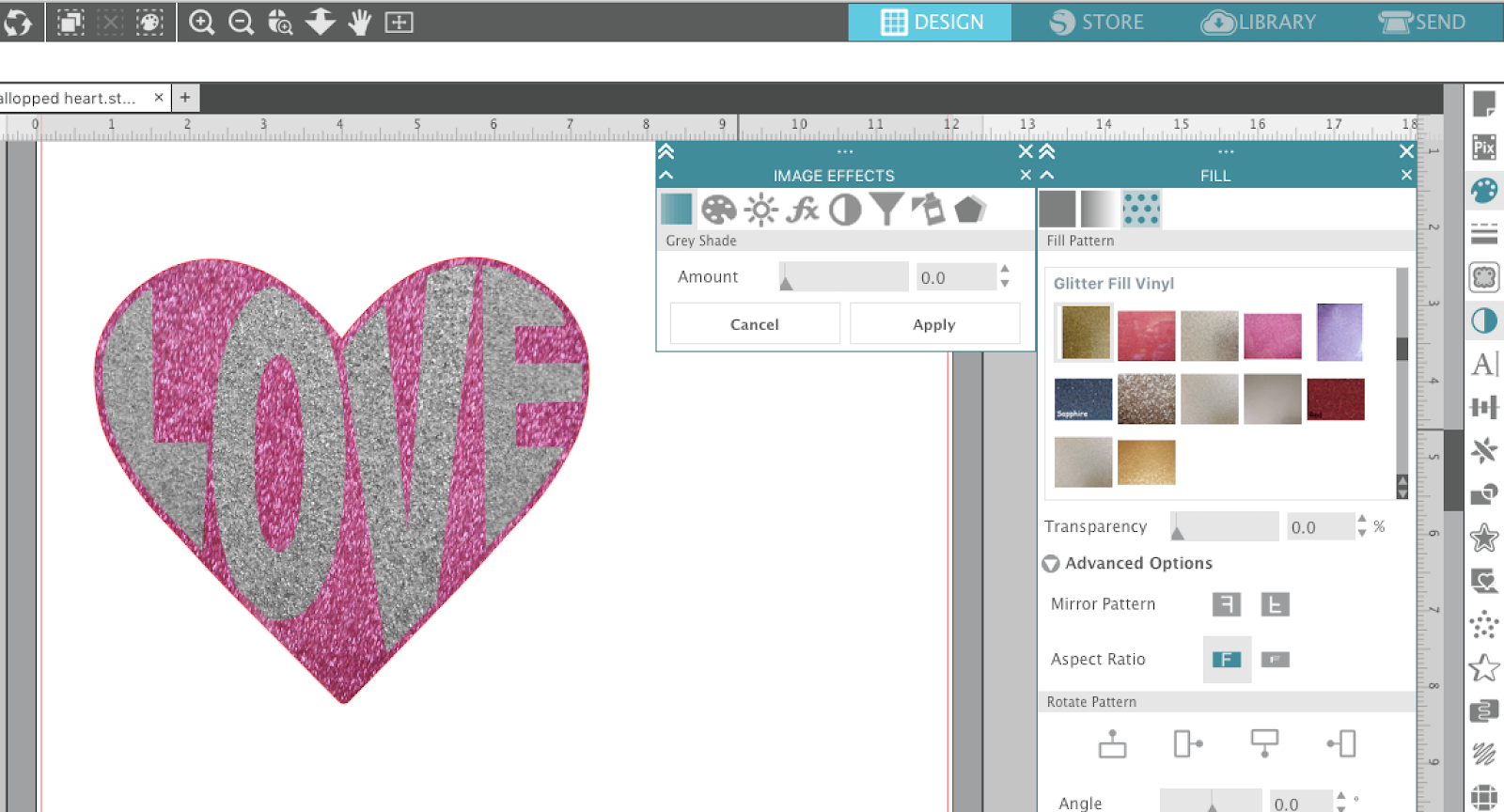 How to Make a Glitter Fill in Silhouette Studio - Silhouette School