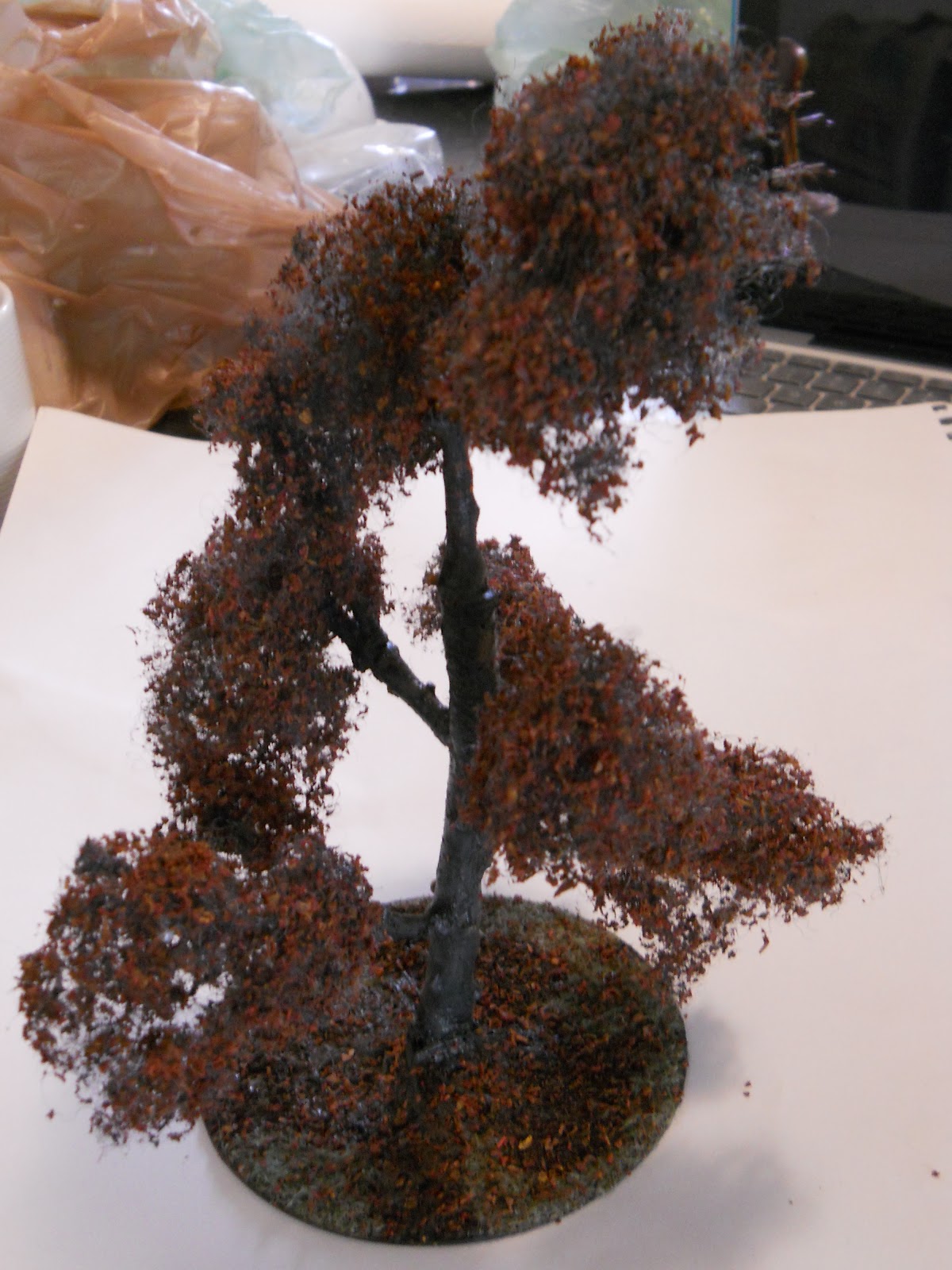 Amateur Hour: Scratch-building Trees pt. II: the Foliage