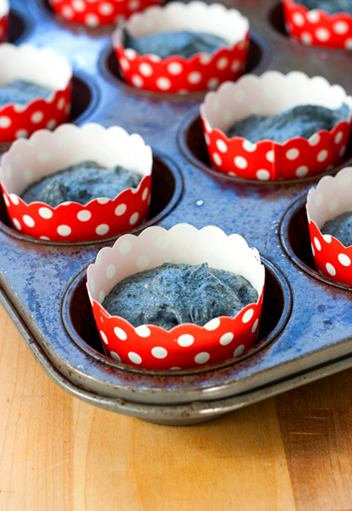 Red Shallot Kitchen: Blue Corn Muffins