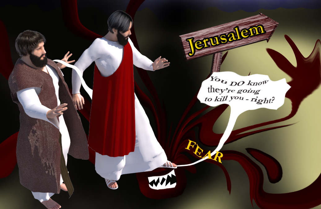 churchtoons, cartoon bible messages from church: Jesus Sets His Face ...