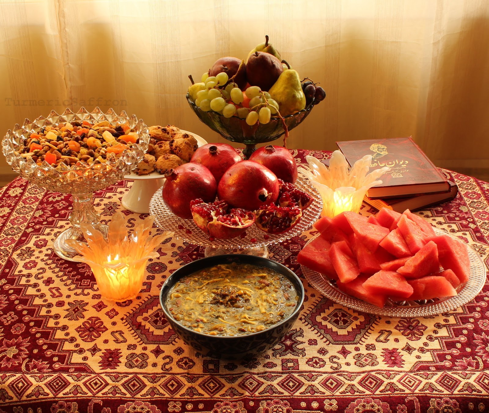 Turmeric & Saffron: Shab-e Yalda 2013 - An Ancient Persian Celebration
