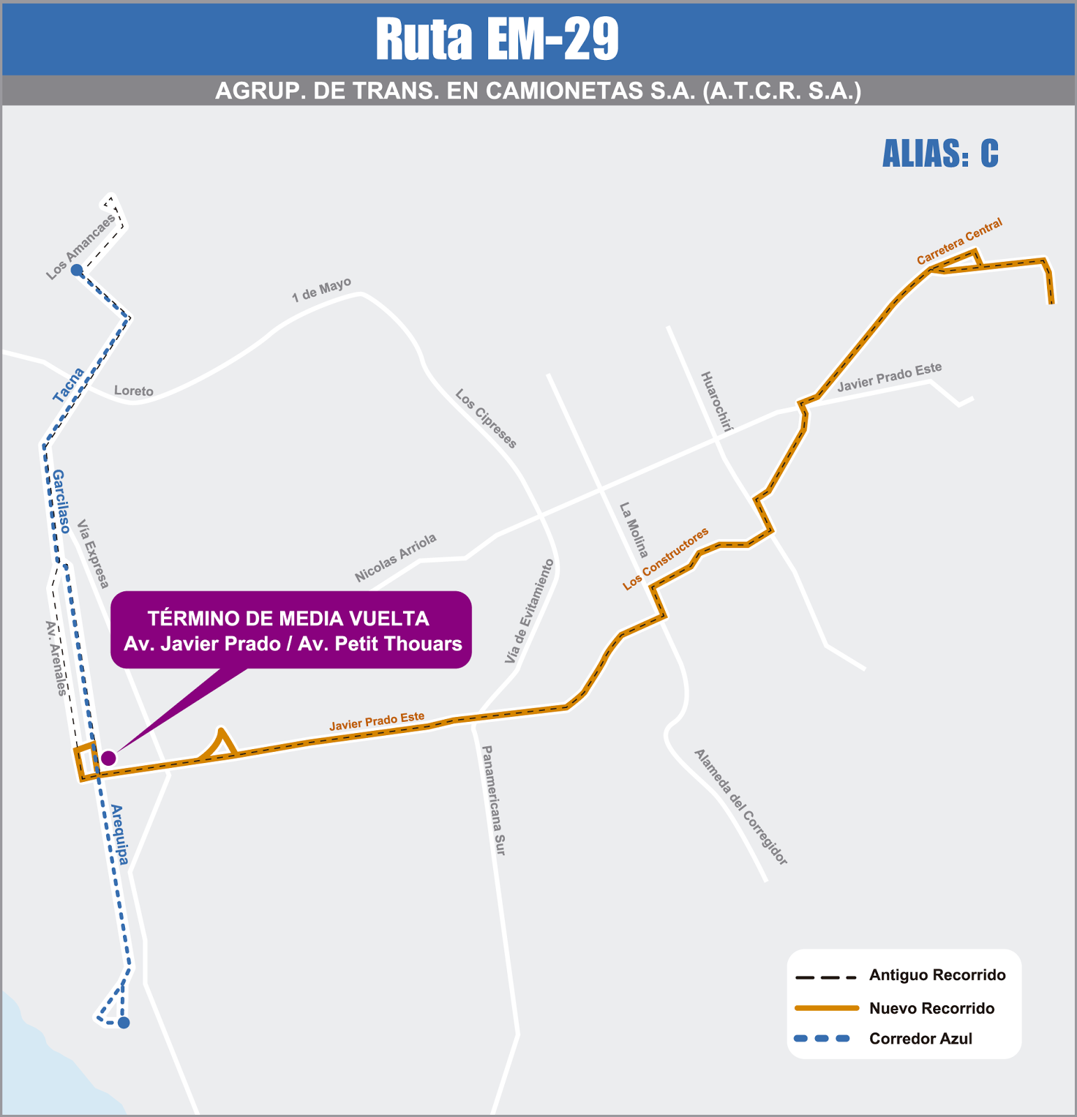 EM29 AGRUP. DE TRANS. EN CAMIONETAS S.A.(A.T.C.R. S.A.) - Transporte en ...