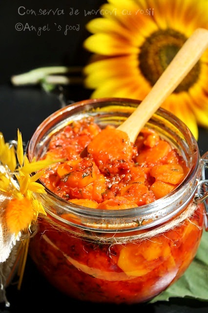 Angel's food: Conserva de morcovi cu rosii
