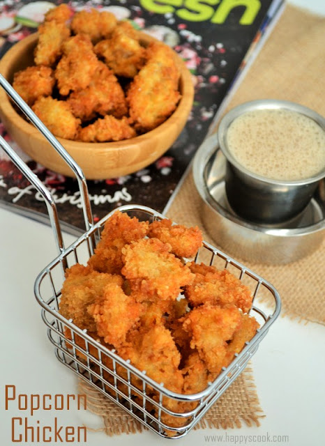 Popcorn Chicken Recipe | Chicken Bites | KFC Style Popcorn Chicken ...