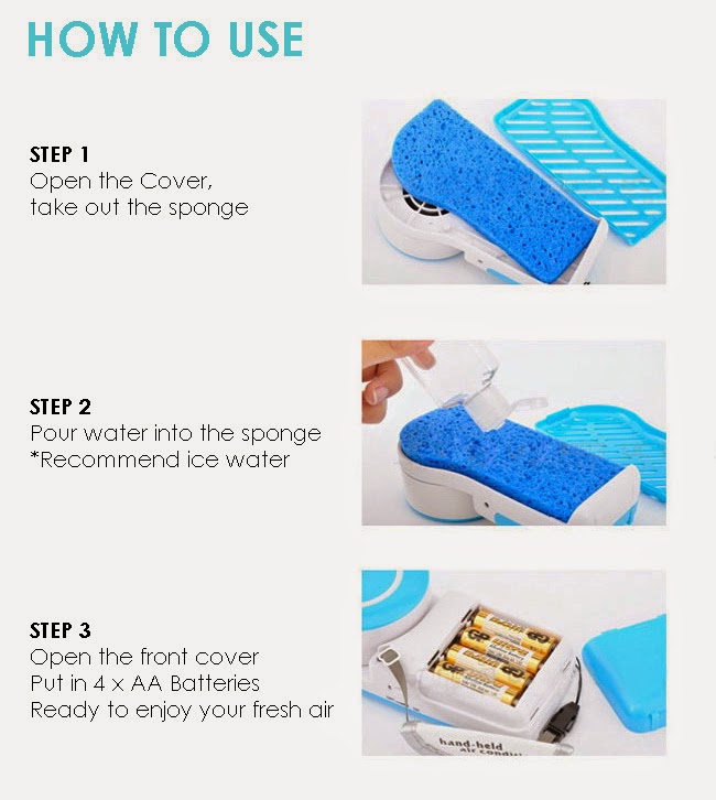 SMART GENERATION: PROMOSI HAND HELD AIR CONDITIONER (MINI AIRCON ...