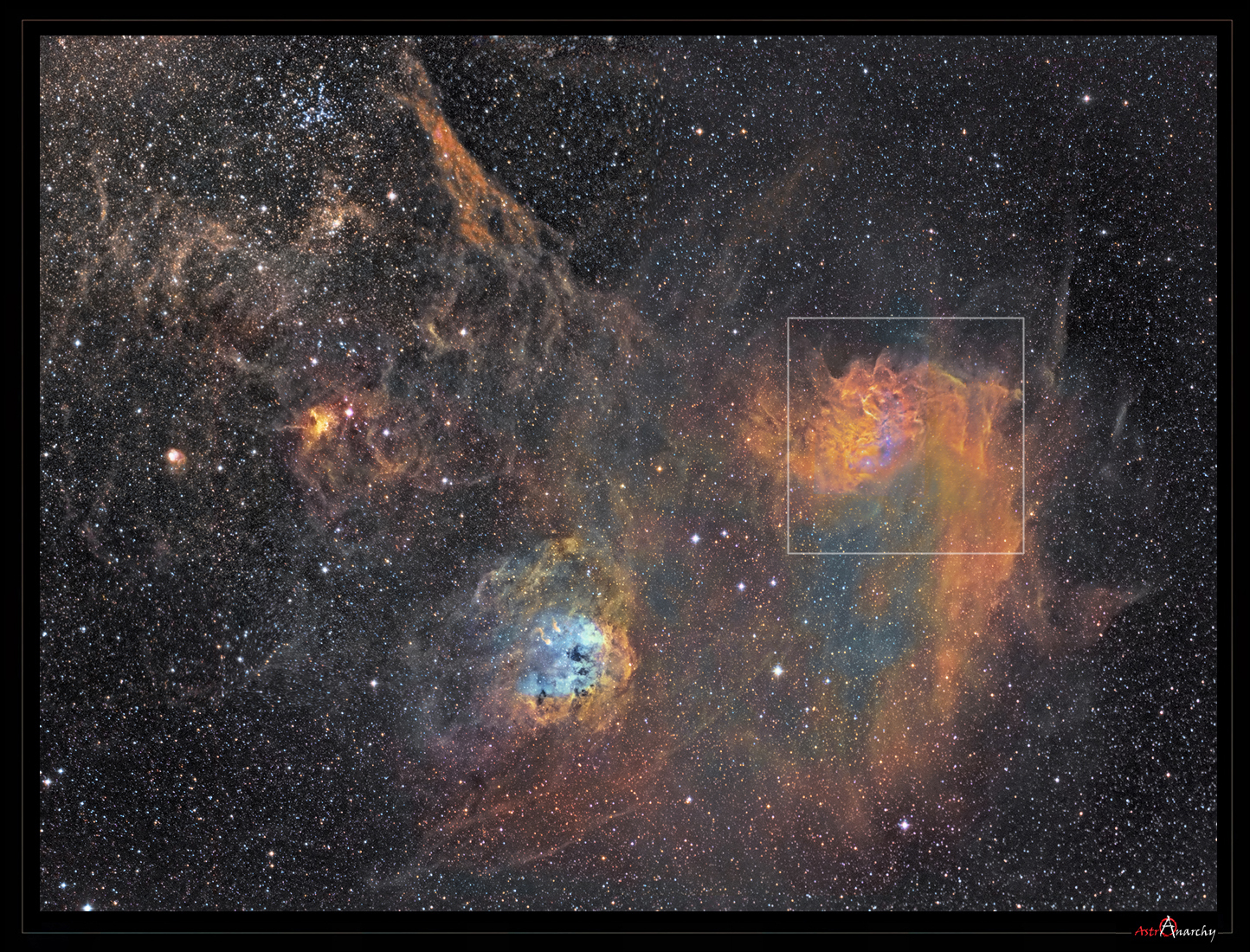 Astro Anarchy: IC 405, the Flaming Star Nebula