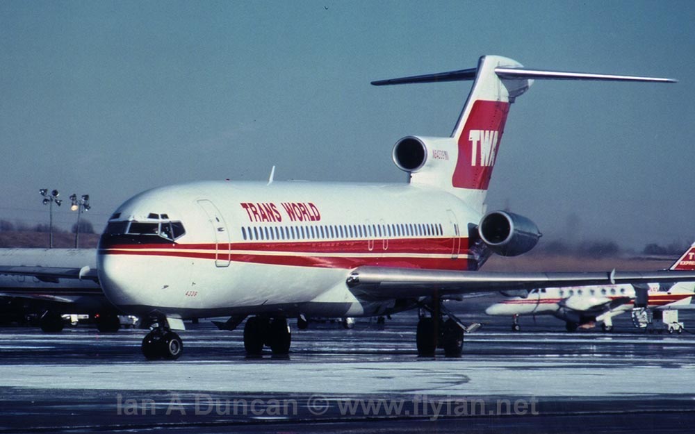 Thailandscale144: BOEING 727-200 TWA "PROJECT SKINNY"