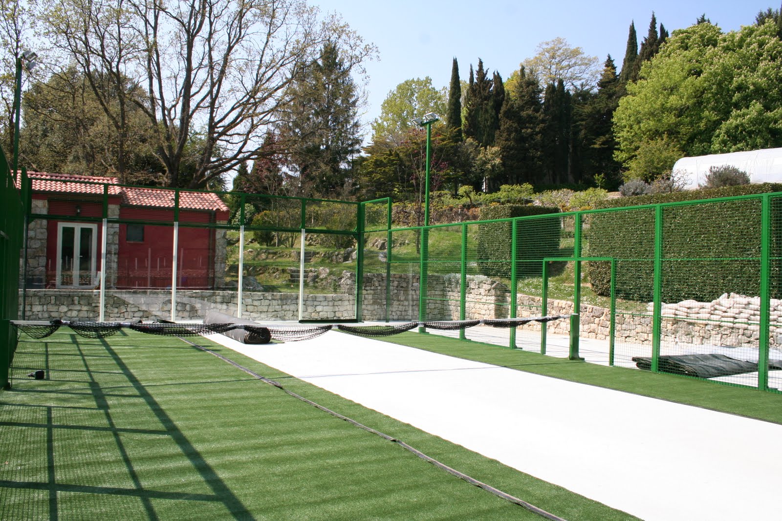 .: PRINCE ALBERT OF MONACO HAS JUST INAUGURATED THE FIRST PADEL COURT ...