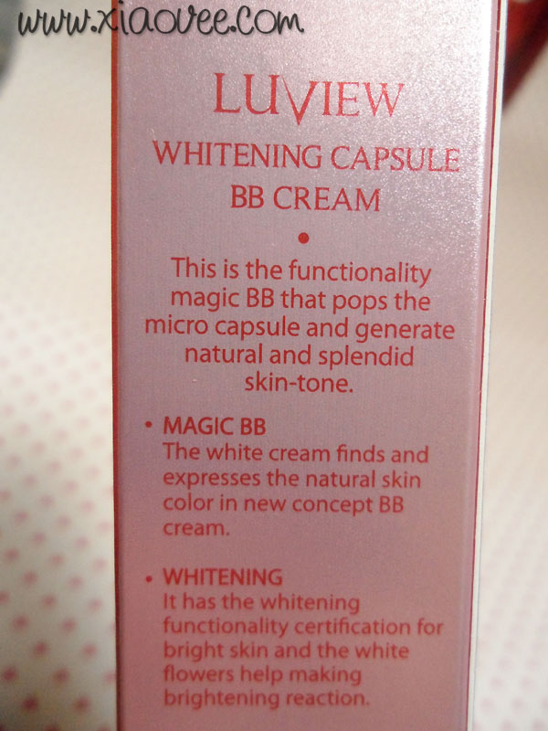 Xiao Vee: Indonesian Beauty Blogger: Luview Whitening Capsule BB Cream ...